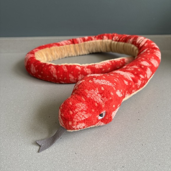 Aura | Cat | Aurora 5 Red Burmese Python Snake 2022 Plush Stuffed ...